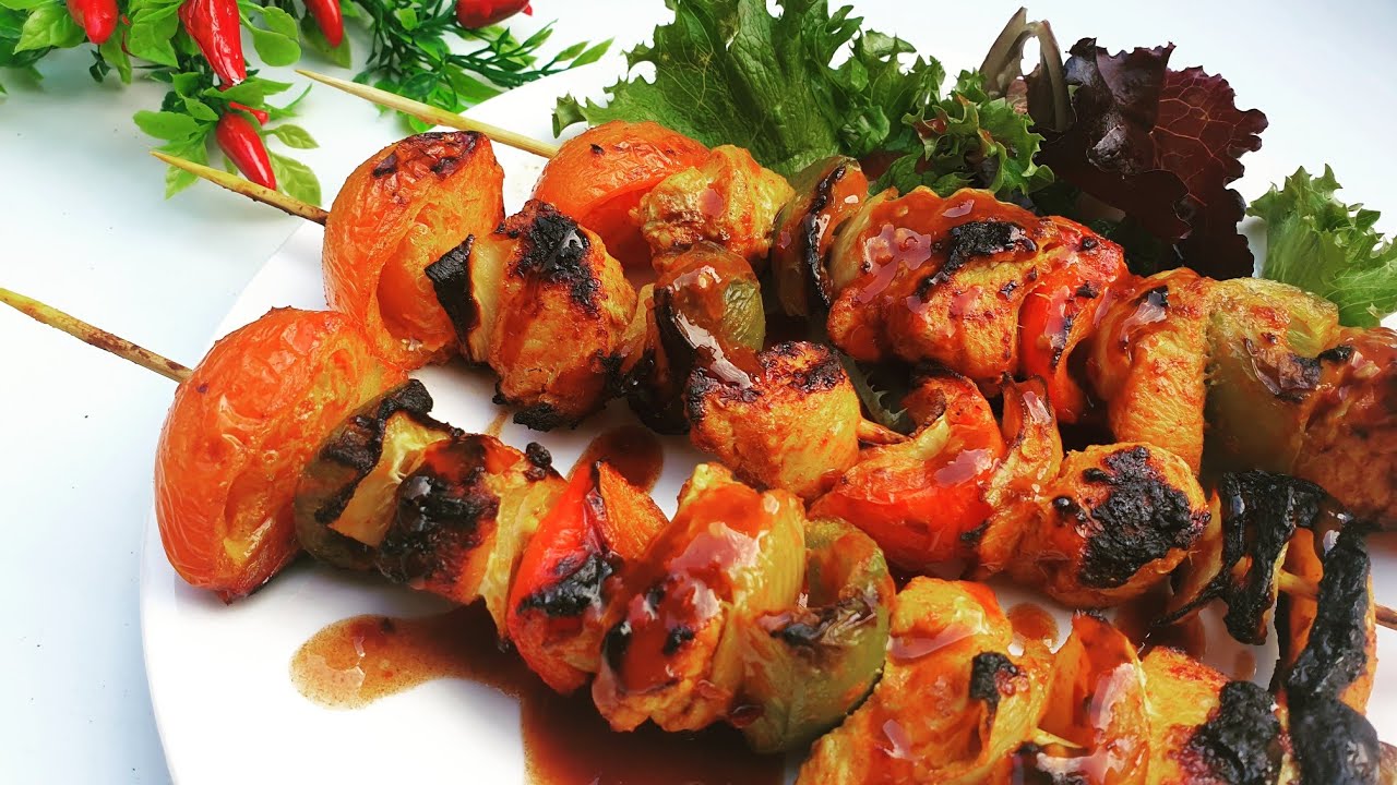 How to make chicken shashlik || Restaurant style chicken Shashlik - YouTube