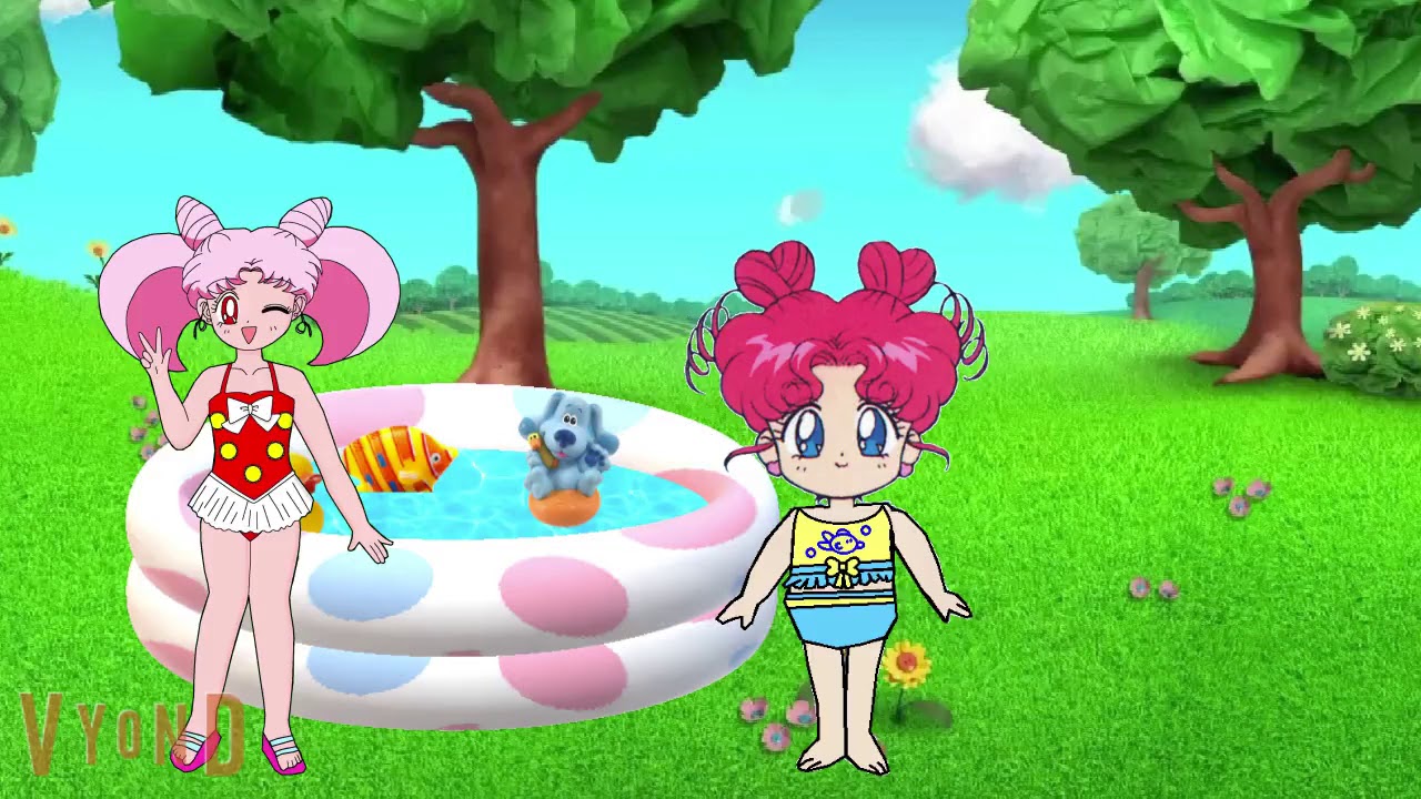 chibi chibi's world: ep 9: paddling pool: part 1 - YouTube
