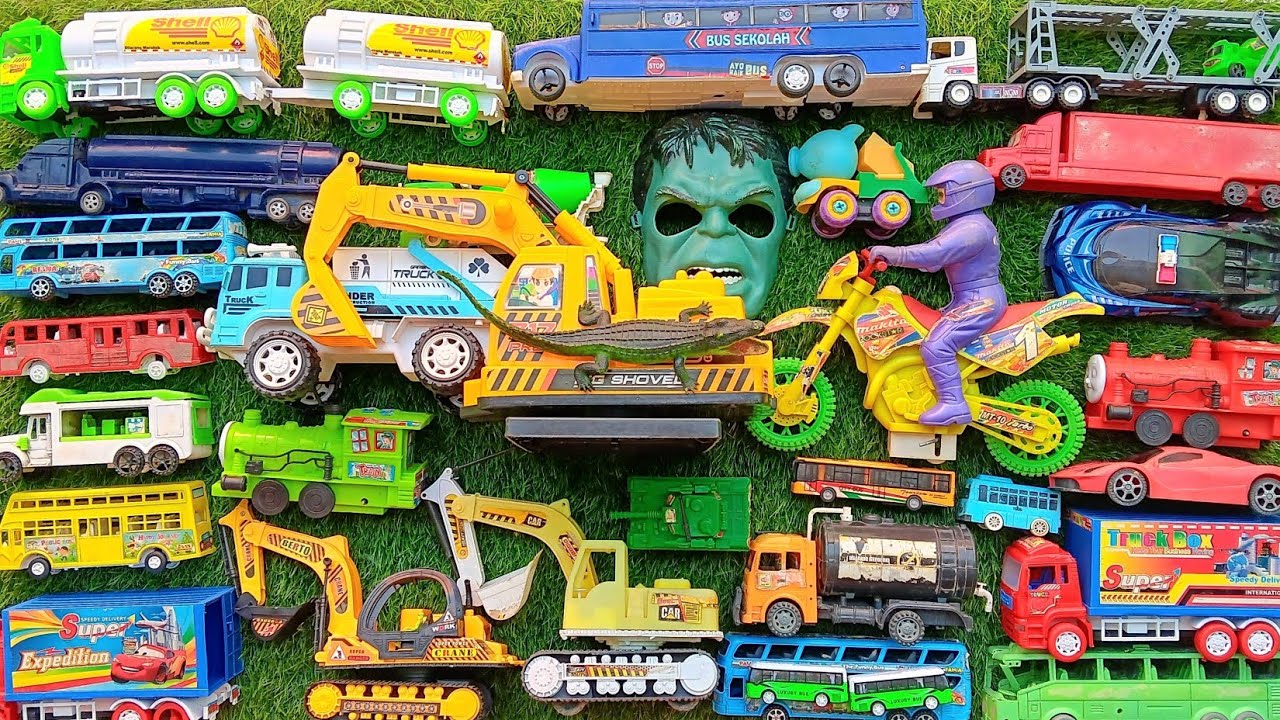 Mobil bus,mobil tangki,mobil truk sampah,mobil balap,hulk,pesawat ...
