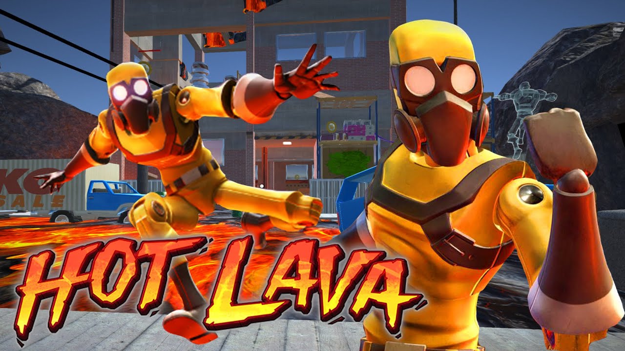 FLOOR IS LAVA PARKOUR!! in HOT LAVA - YouTube