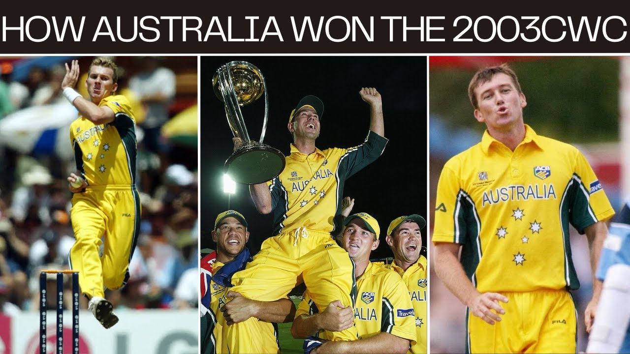 How Australia Won The 2003 Cricket World Cup - YouTube