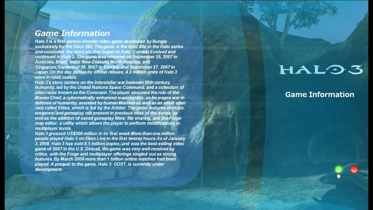 "Halo 3" User Interface made on PowerPoint 2003 - YouTube