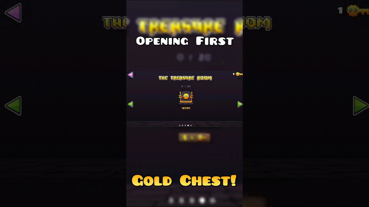 Opening first Gold Chest! #geometrydashsongs #gaming #geometrydash22 # ...
