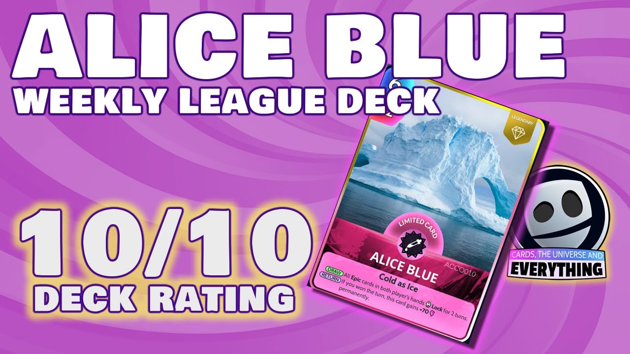 Alice Blue League Deck - Cards Universe & Everything - YouTube