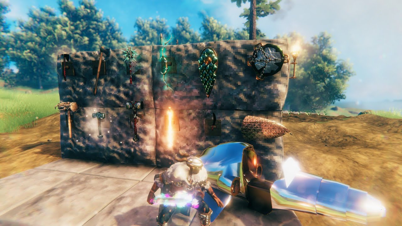 Valheim 英灵神殿 : 英灵神殿有什么特别的武器？圣剑？太空船？What special unique weapon in ...