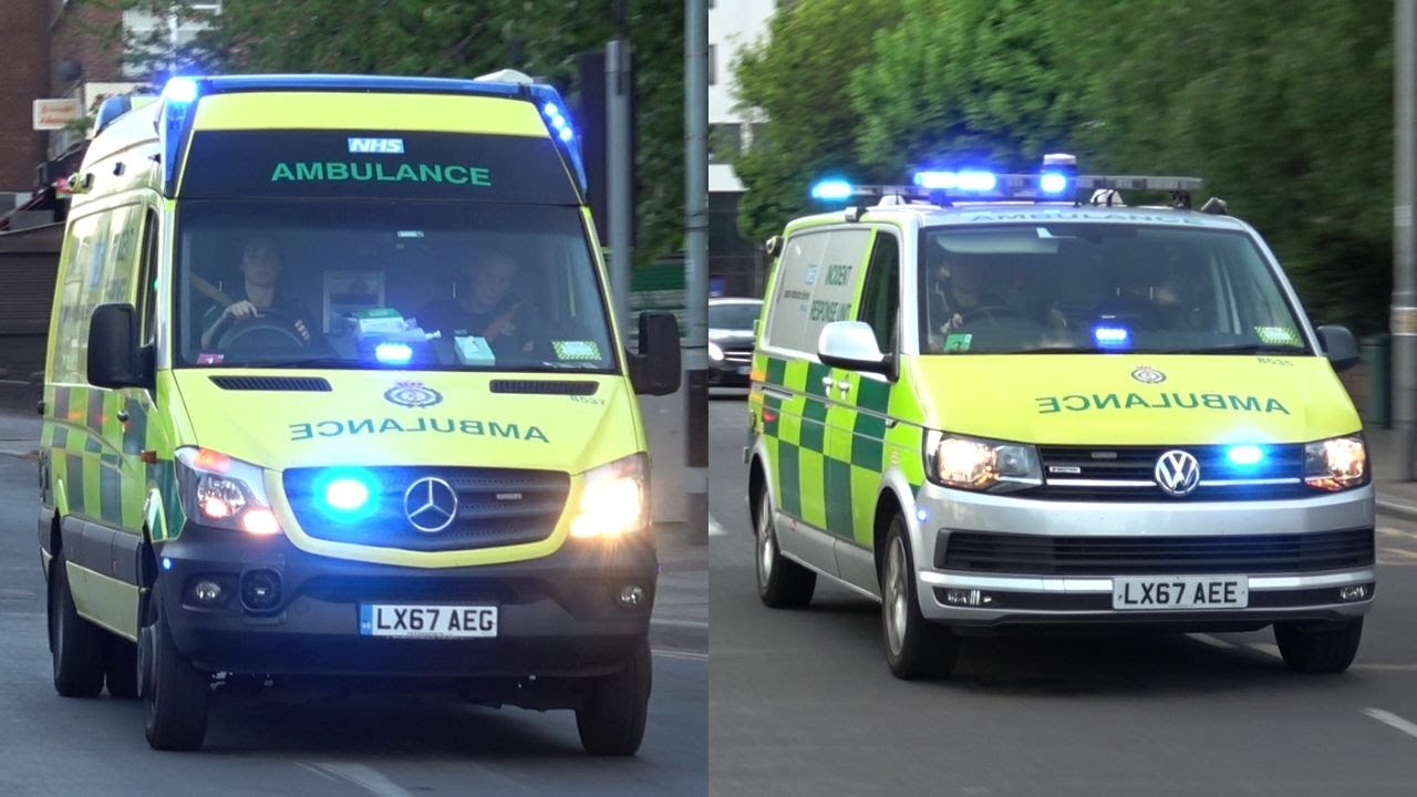 London Ambulance Service Hazardous Area Response Team Responding to ...