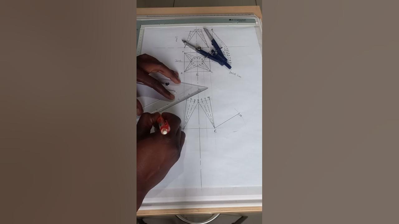 Triangulation method technical drawing PART 2 - YouTube