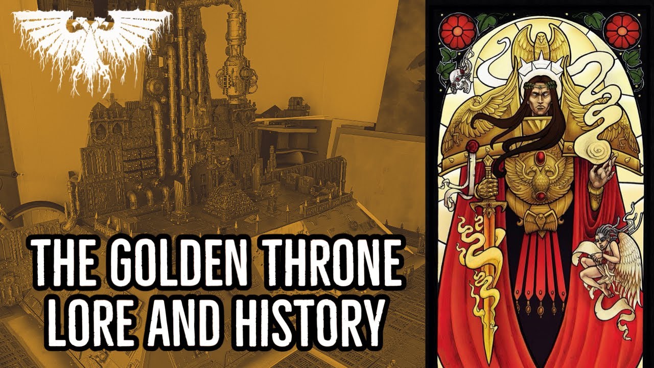 Warhammer 40k Golden Throne lore - YouTube