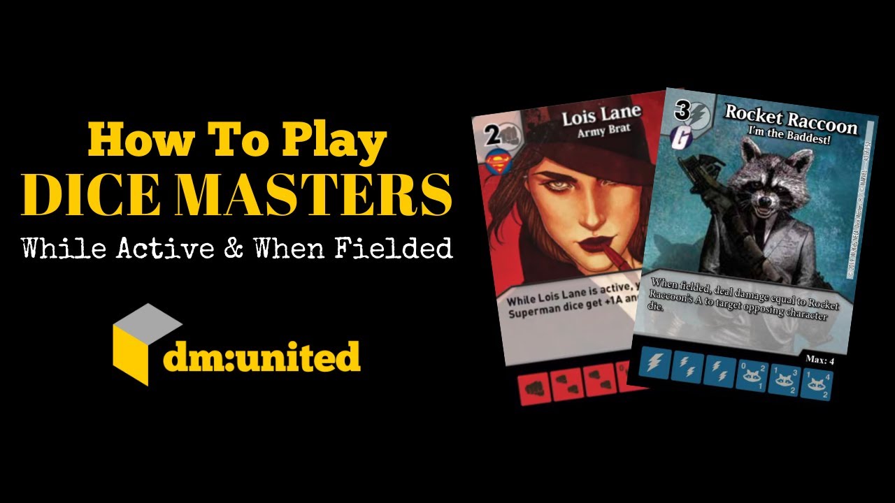 How To Play Dice Masters - The Details - 01 While Active and When ...