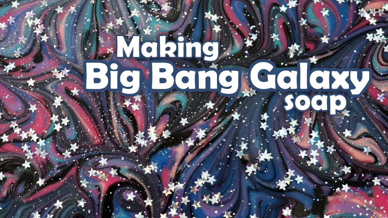 Making GALAXY Big Bang soap with Yennefer's perfume fragrance ll ...