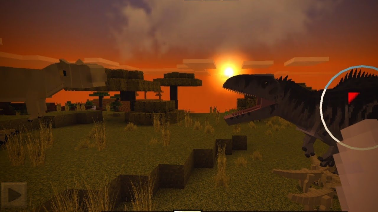 a part of jw dominion prologue #minecraft #jurassic world - YouTube