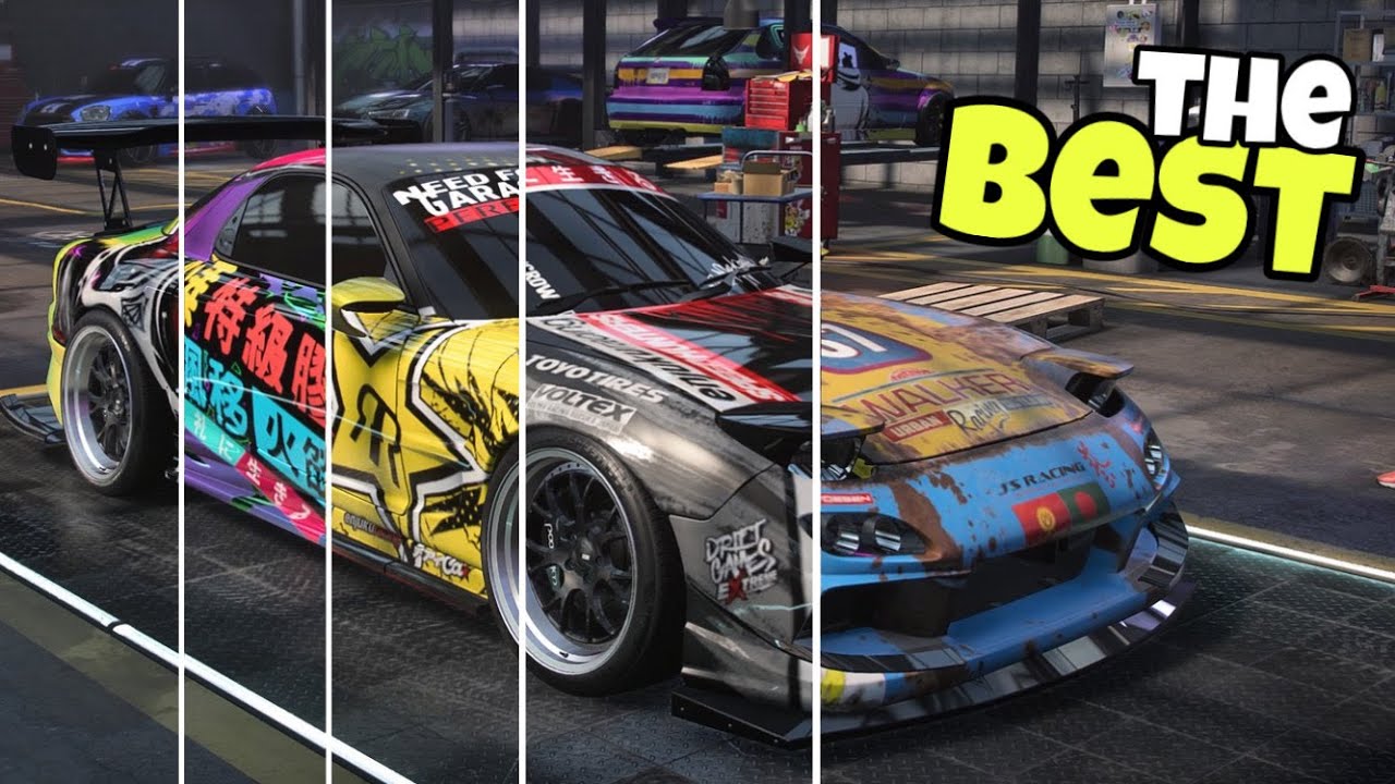 The Best MAZDA RX-7 Wraps on NFS Heat - YouTube