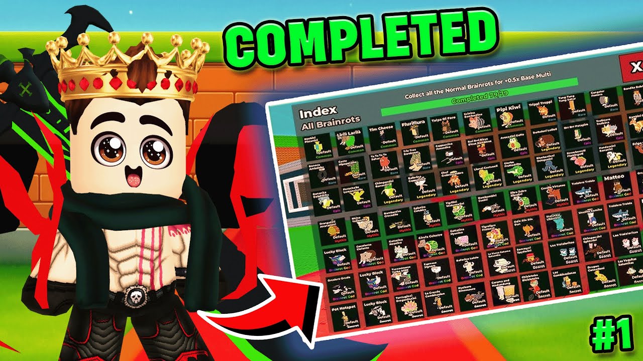 I Completed the ENTIRE Index in Steal a Brainrot (PART 1) - YouTube