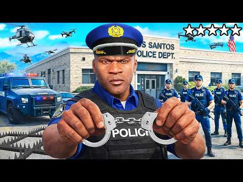 Я ПРОЖИЛ 100 ДНЕЙ ЗА ПОЛИЦЕЙСКОГО в ГТА 5! РЕАЛЬНАЯ ЖИЗНЬ ПОЛИЦЕЙСКОГО ОБЗОР МОДА GTA 5 ОНЛАЙН