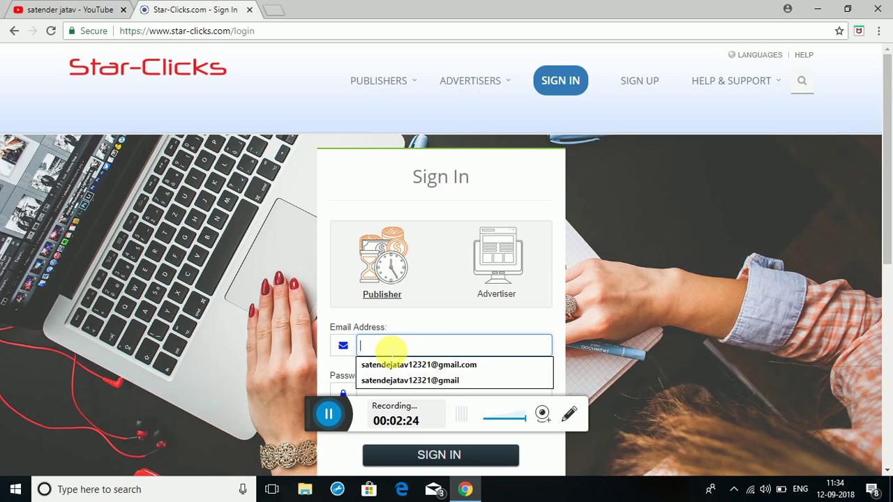 earn 50$ by click on ads easy earn - YouTube