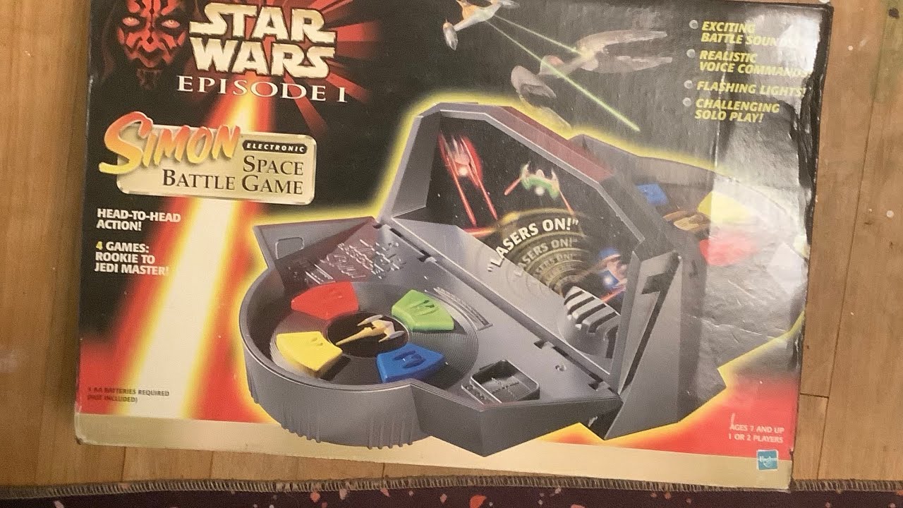 Star Wars Episode I Space Battle Simon Game Unboxing - YouTube