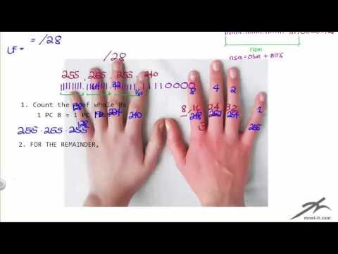 Master Subnetting the Easy way - Subnetting by Network Reqt Step 3 Get New Subnet Mask #3 - YouTube