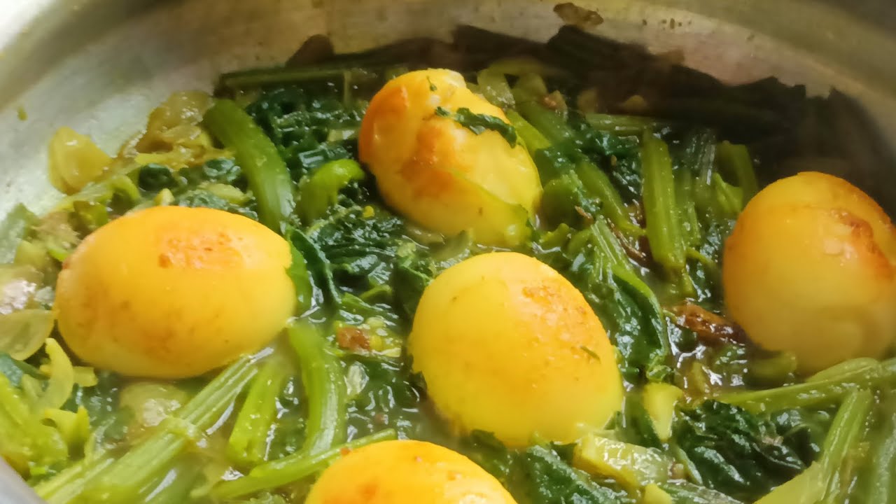 লাউ পাতা দিয়ে খুবই মজার ডিম রেসিপি। Easy and yummy egg recipe. Lau ...