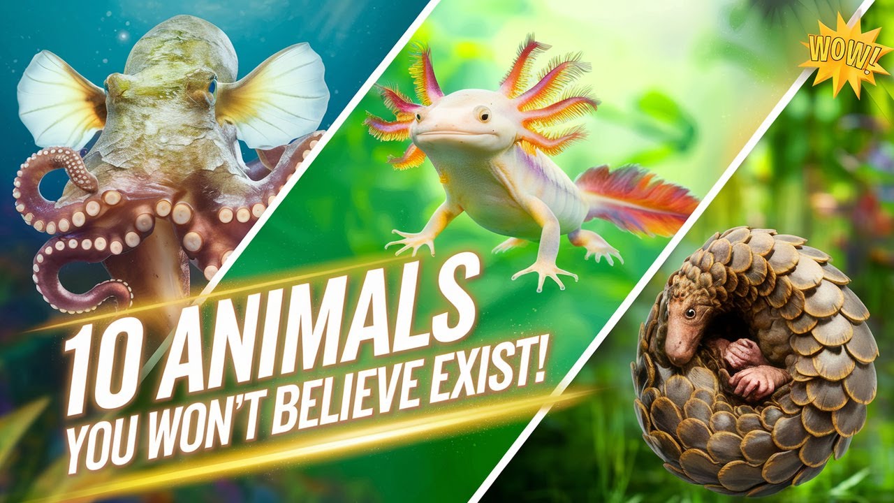10 Amazing Animals You Won't Believe Exist ! - YouTube
