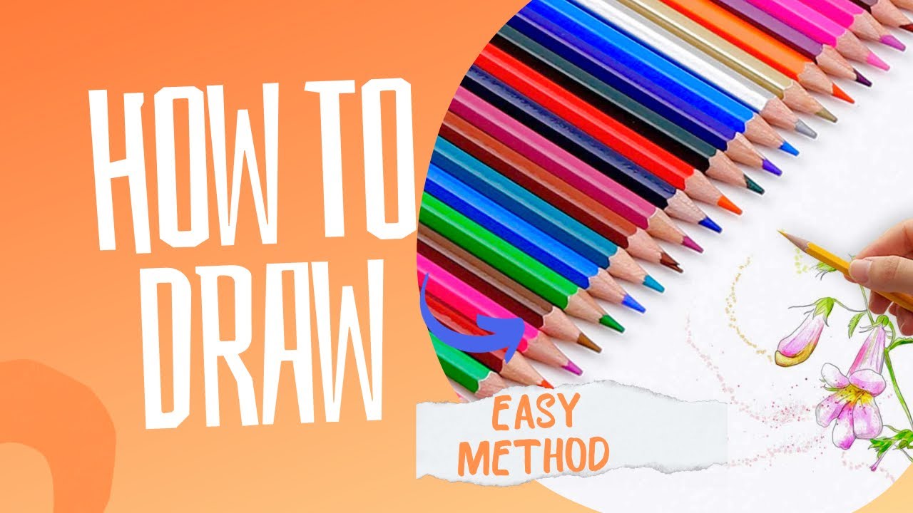 How to draw Easy method/ simple drawing ️ Pencil art/beginners drawing ...