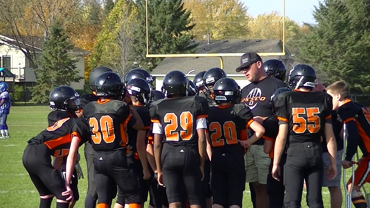 Osseo Football Association 8th Grade 2017 Game 16A MEA Tournament - YouTube