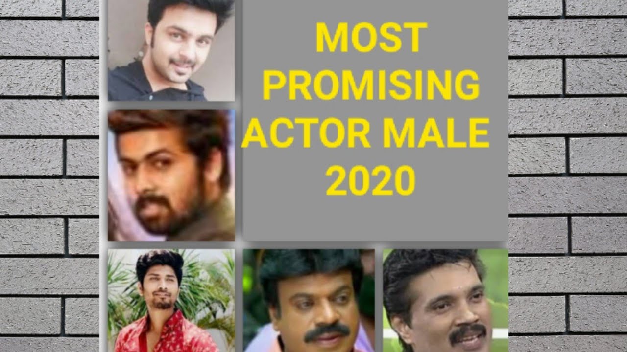 MOST PROMISING actor MALE 2020 - YouTube