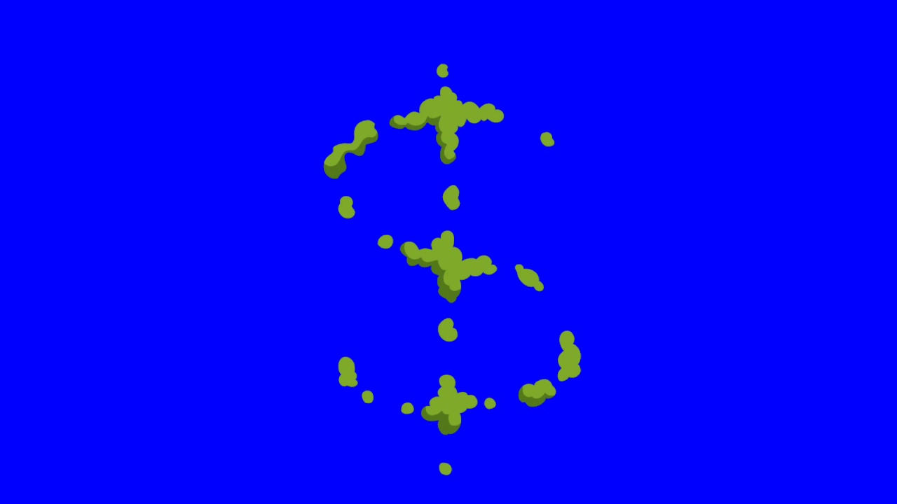 Smokey Dollar Sign 1080p 60fps / Greenscreen HD for Vlogs - YouTube