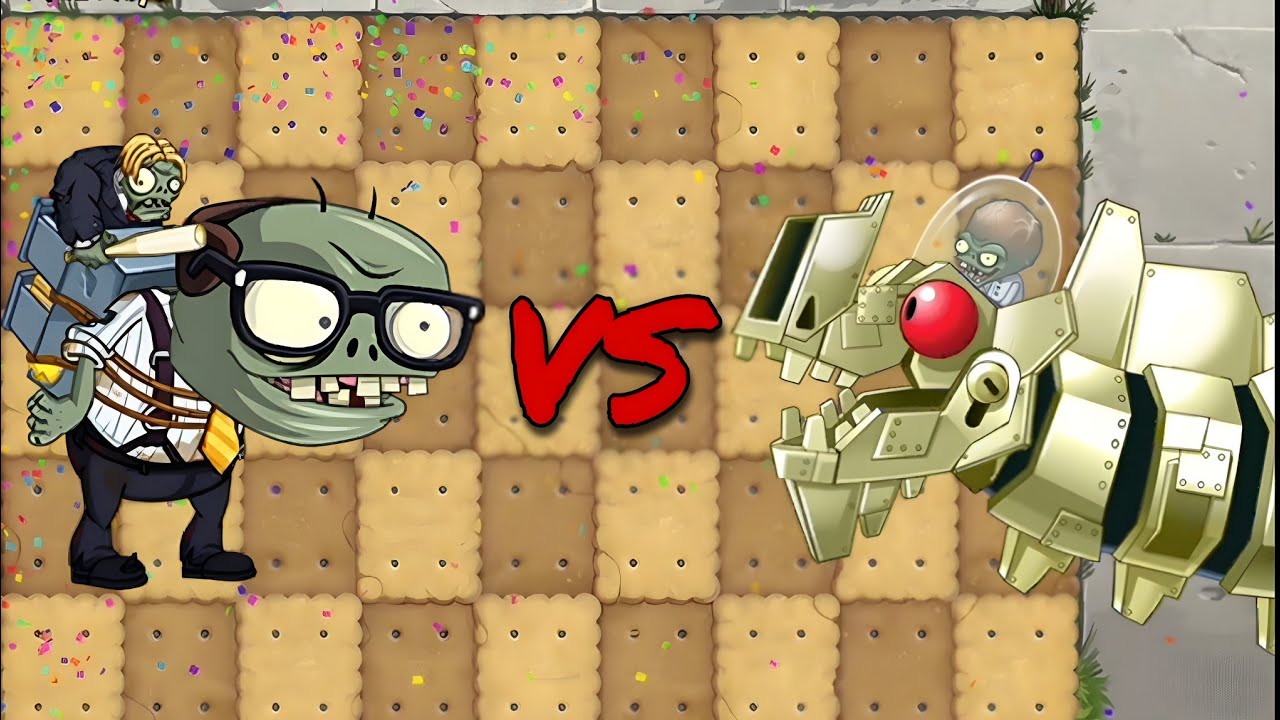 Zcorp Gargantuar Vs. Dino Zomboss 2.0 / Plants Vs. Zombies 2 - YouTube