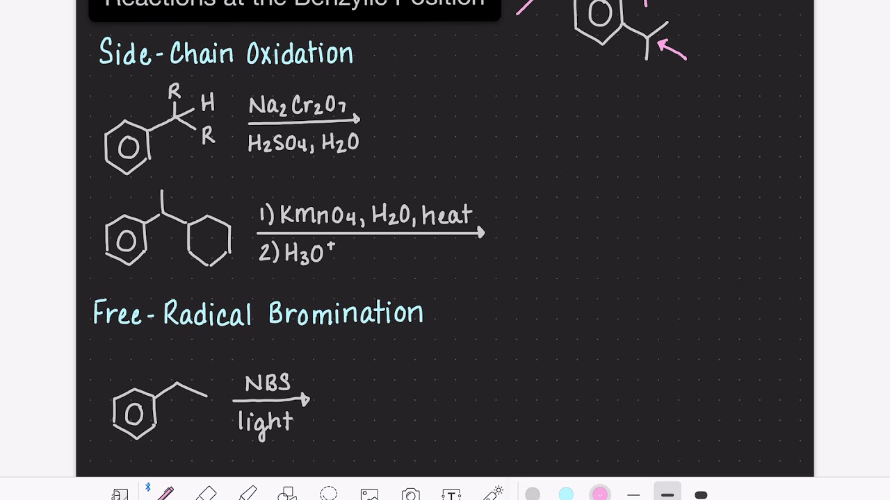 37: Side-chain oxidation and other reactions at the benzylic position ...