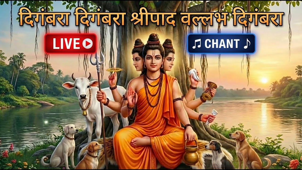दिगंबरा दिगंबरा श्रीपाद वल्लभ दिगंबरा | Digambara Digambara Shripad ...