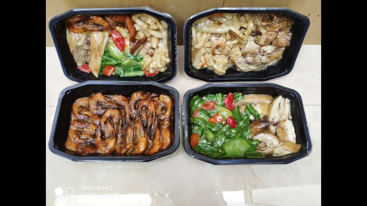 vacuum skin packaging for frozen ready meal premade food #skinpack # ...