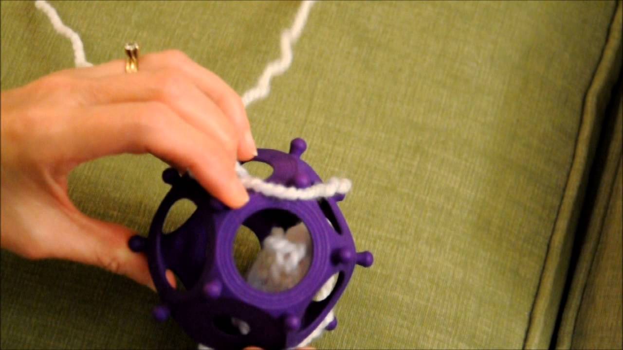 Knitting with a Roman Dodecahedron - YouTube