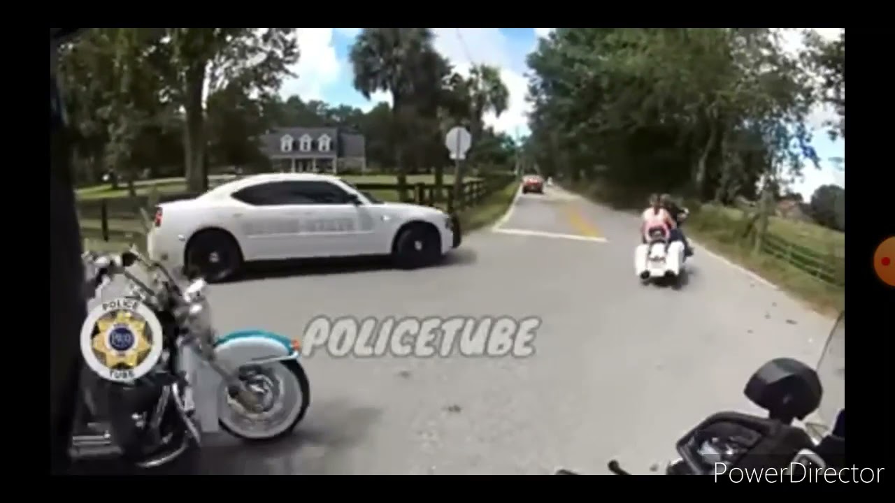 METRO STATE MOTORCYCLE ESCORT WITH ALL 3 CHARGERS THANKS TO POLICETUBE ...