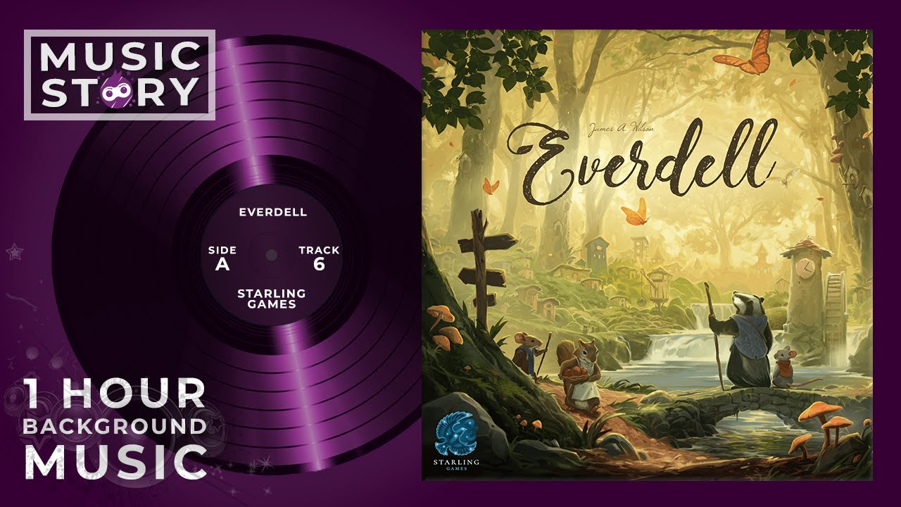 🏕️ Immerse Yourself in the Enchanting Background Music of Everdell 🐿️ ...