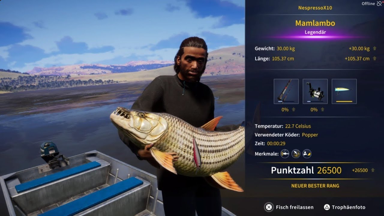 Call of the Wild: The Angler - Mamlambo | Legendary Fish For This Week ...