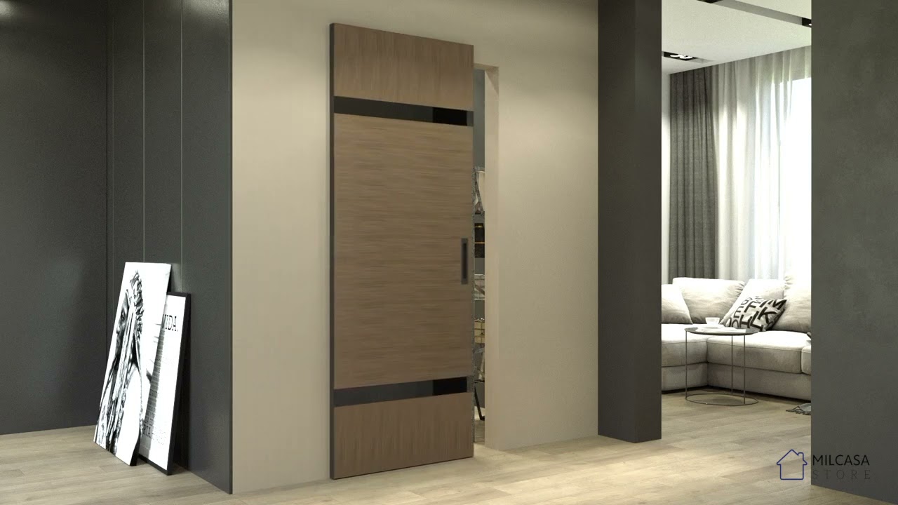 Milcasa Store - Magic 2 Concealed Sliding Door System - YouTube