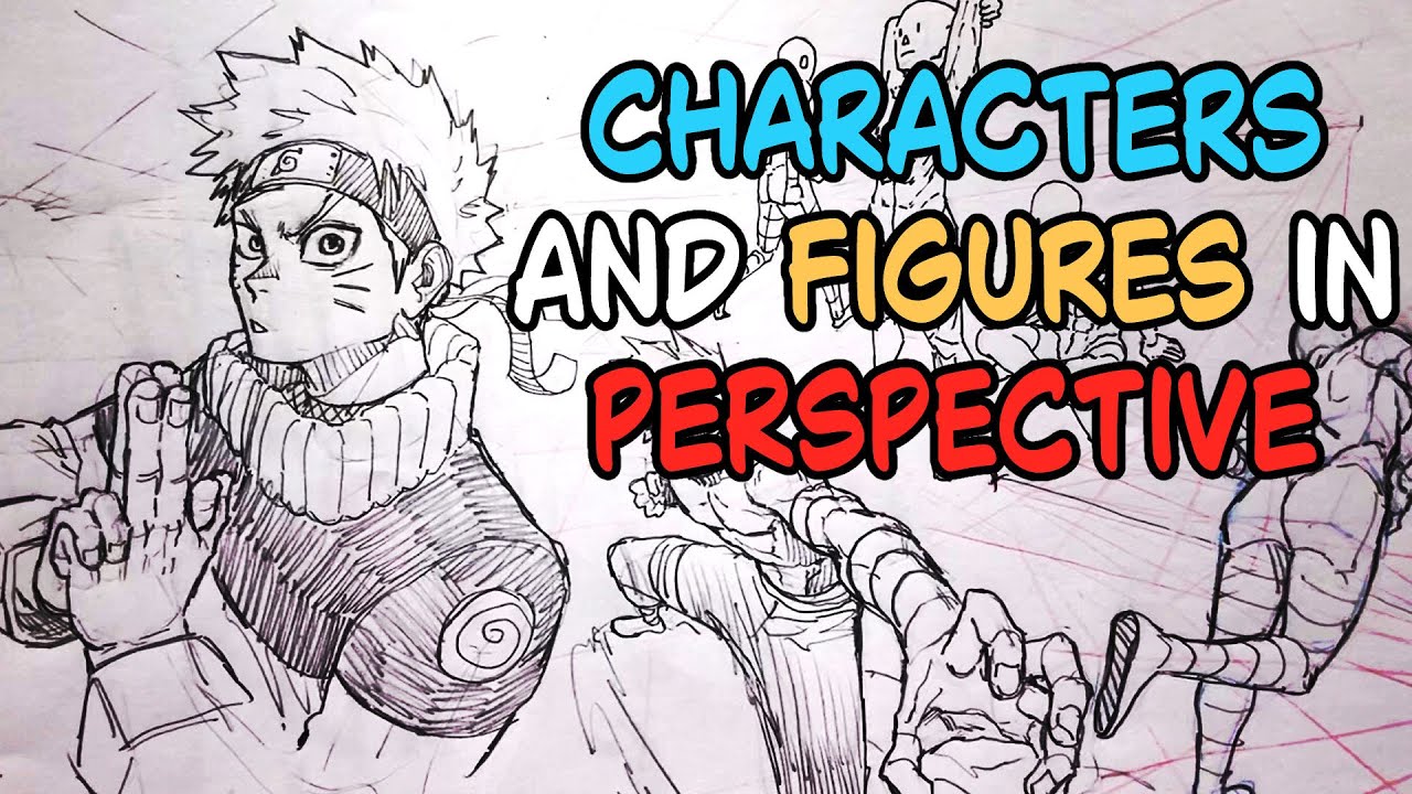 Drawing Figures/Characters in PERSPECTIVE - Draw With Me - YouTube