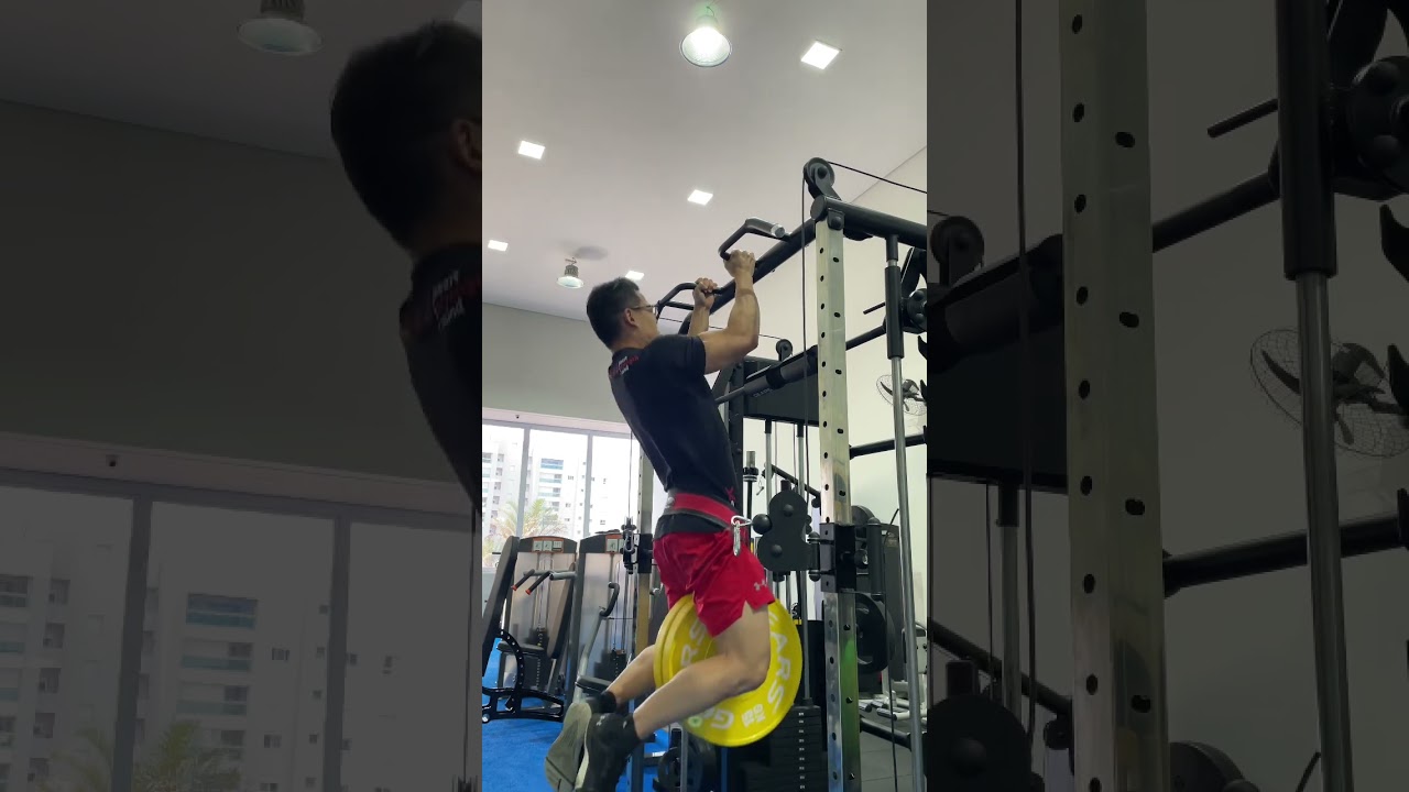 Neutral Grip Weighted Pull up - Barra Fixa Pegada Neutra com Peso - YouTube