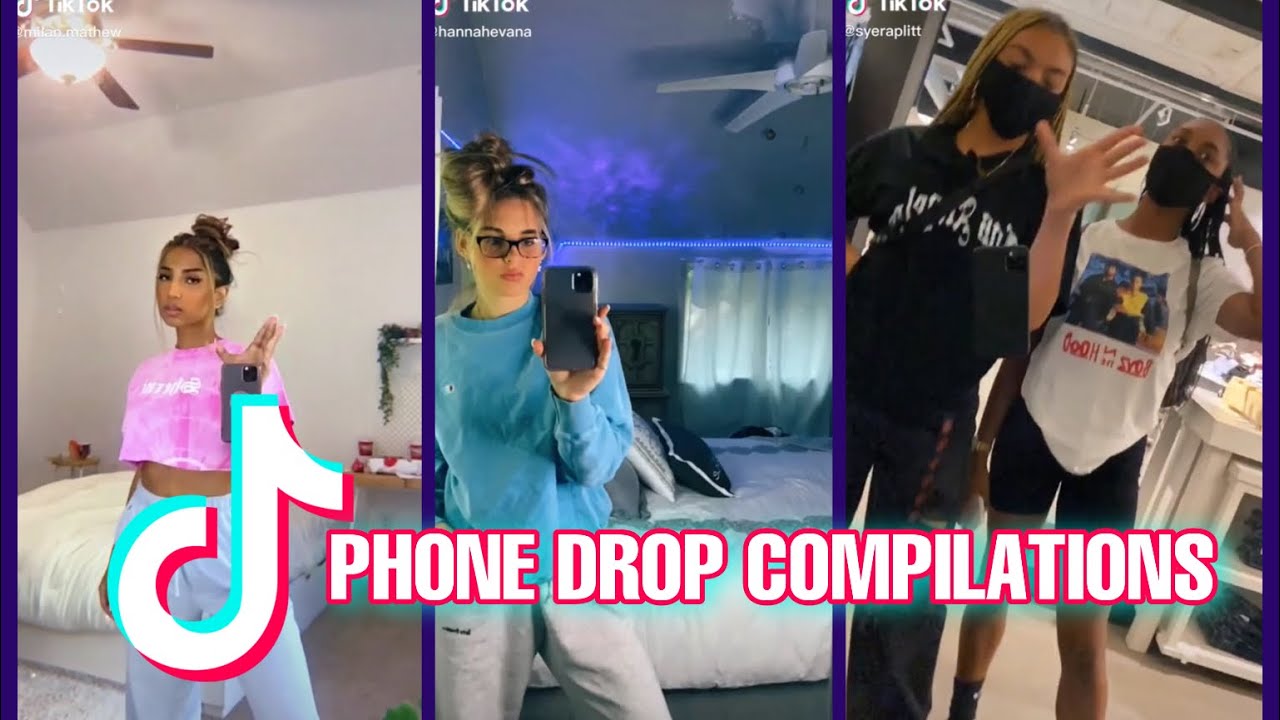 PHONE DROP TIKTOK COMPILATIONS - YouTube