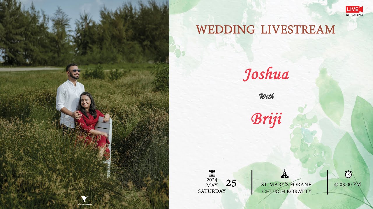 Joshua & Biriji | Wedding | Livestreaming 25-05-2024 - YouTube