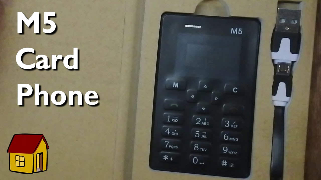 The M5 Card Phone - YouTube