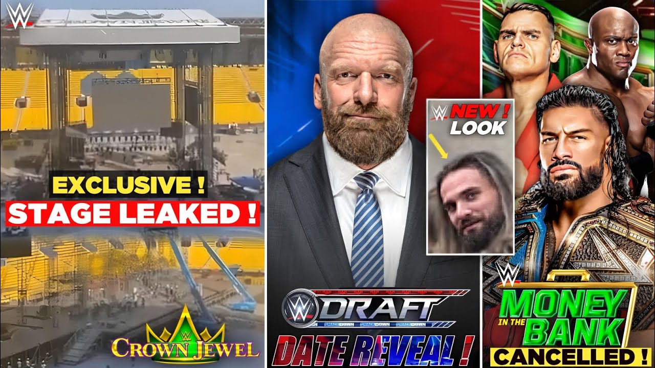 OMG ! CROWN JEWEL STAGE LEAK | Bray Firefly FUNHOUSE RETURN | WWE DRAFT ...