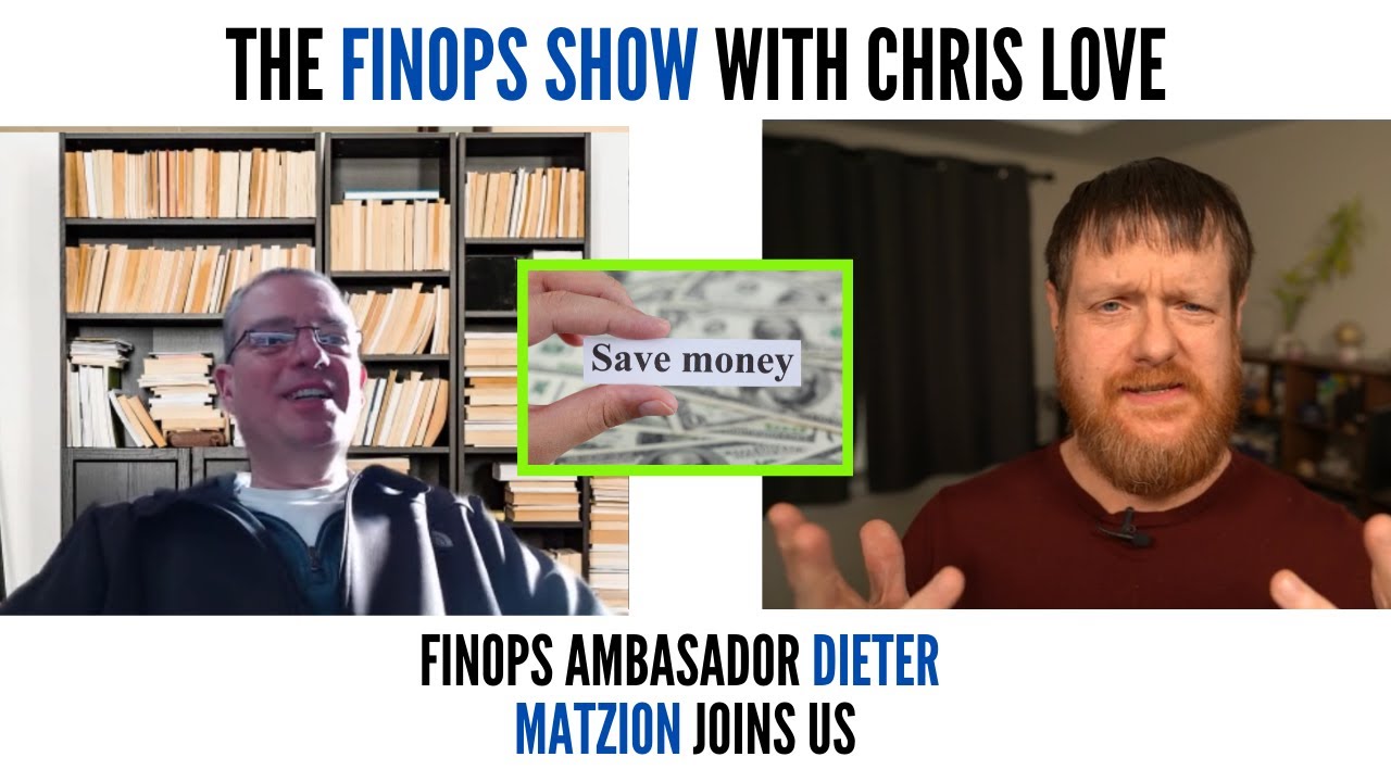 The FinOps Show - Episode 2 - Dieter Matzion - FinOps Ambassador - YouTube