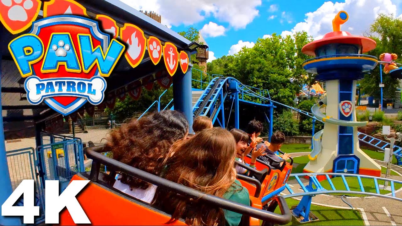 Paw Patrol : Patrulla Canina [On-Ride 4K POV] - Parque de Atracciones ...