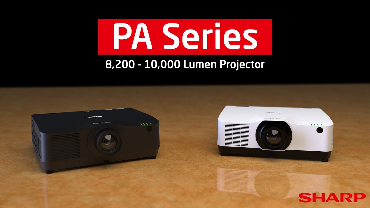 PA804UL and PA1004UL Installation Projectors - YouTube