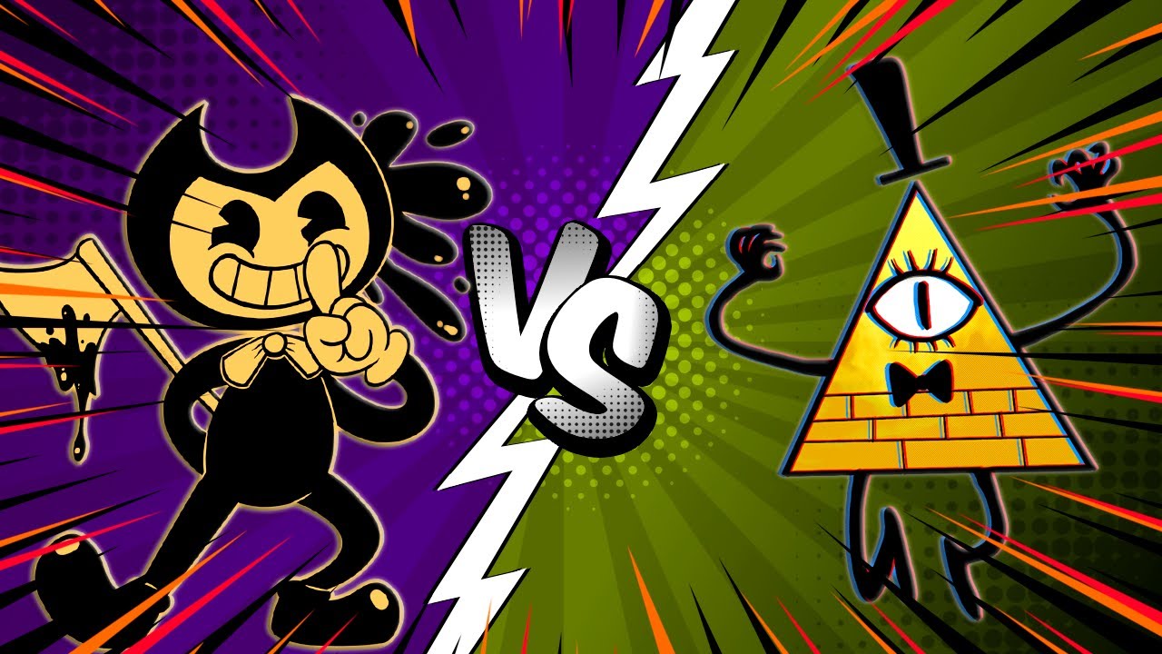 Bill Cipher VS Bendy Sprite Animation - YouTube