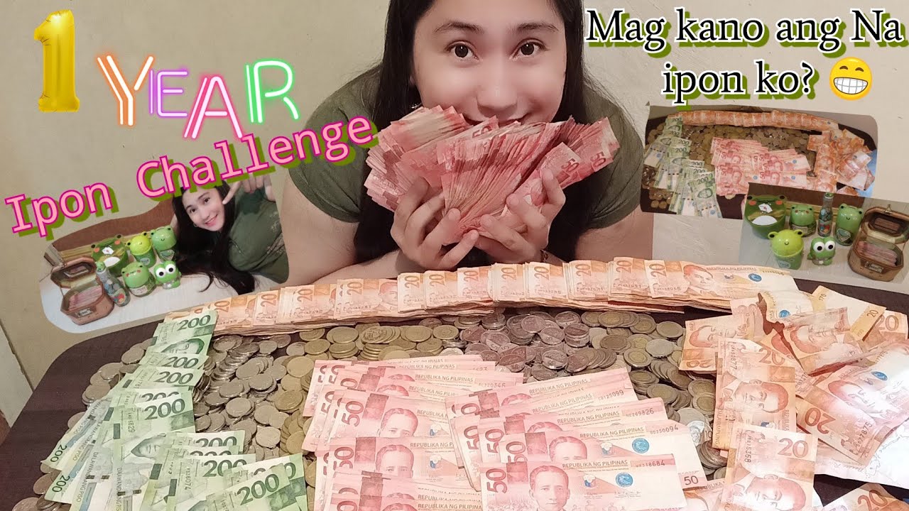 PESO SENSE IPON CHALLENGE 2019!Mag kano ang naipon ko sa isang taon? l ...