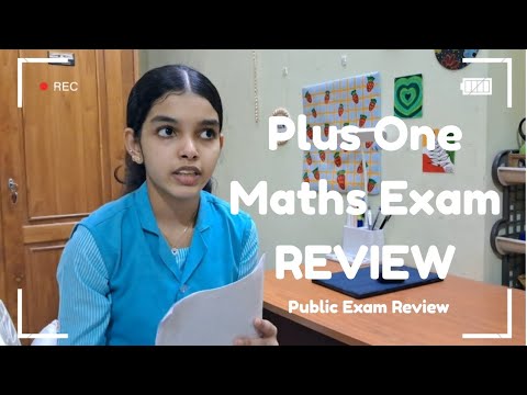 *MATHS* Exam Review - Plus One || Public Exam || Lonely Lunar ♡ - YouTube