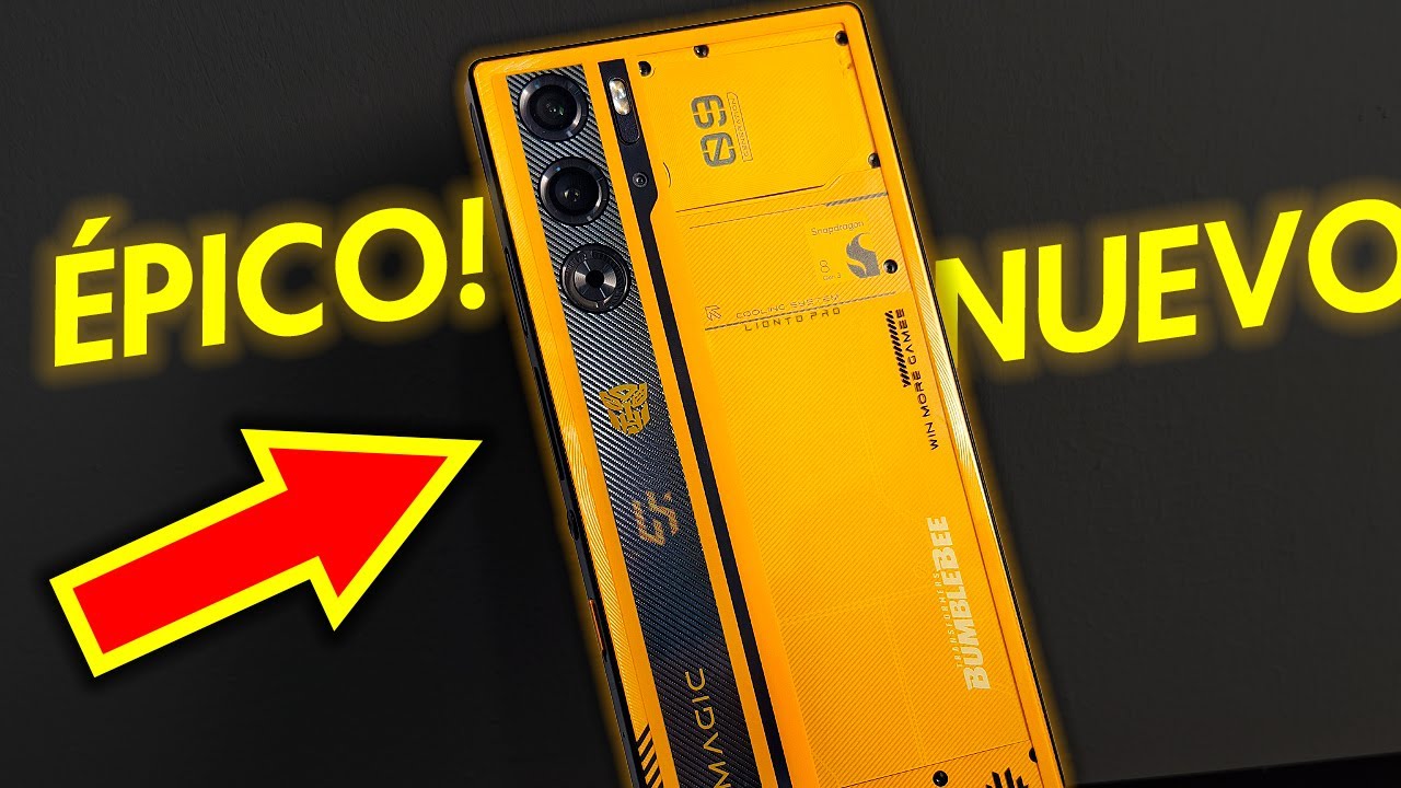 Celular Gamer 2024 ⭐️ Red Magic 9 Pro Bumblebee Transformers Edition ...