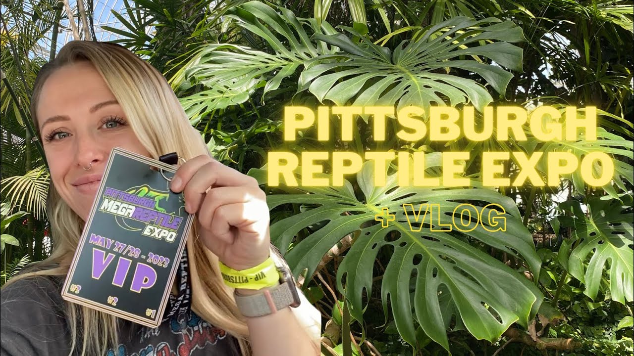 PGH MEGA REPTILE EXPO + VLOG/HAUL 🐍💚 - YouTube